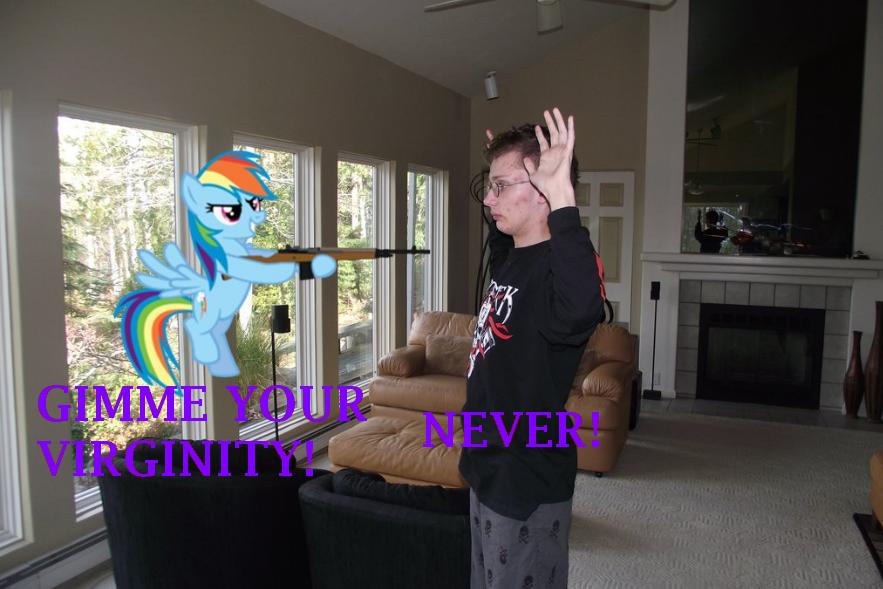 #352647 - questionable, rainbow dash, human, gun, irl, irl human, photo ...