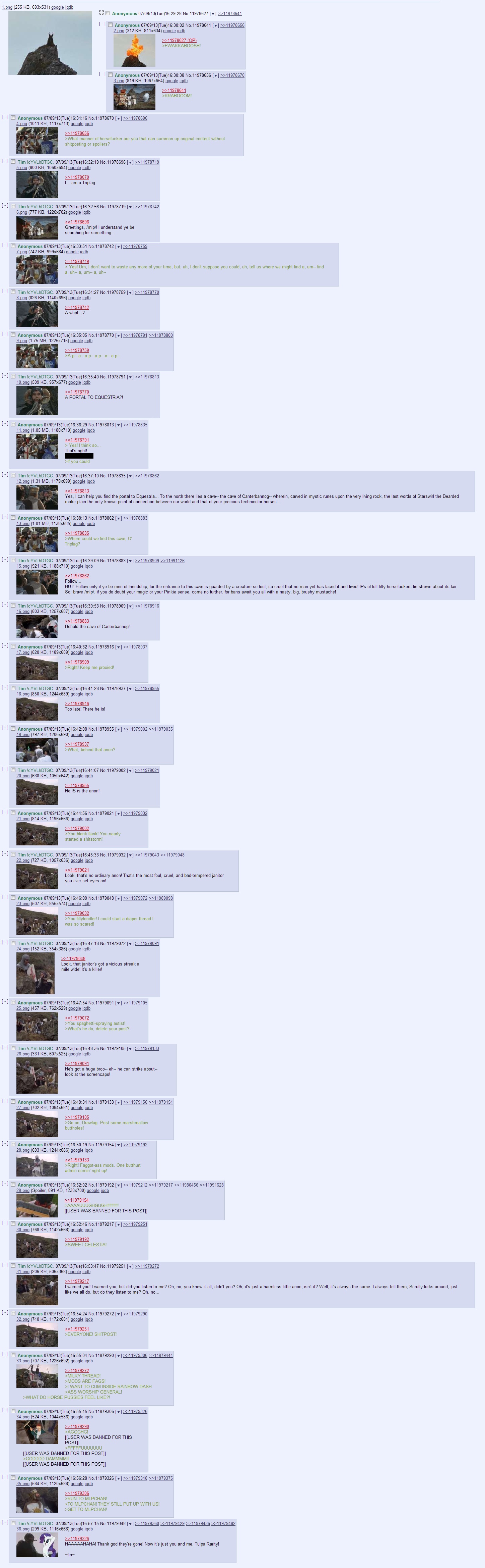 #370439 - questionable, /mlp/, 4chan, 4chan screencap, barely pony ...