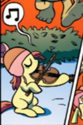 #370693 - safe, idw, official comic, apple bloom, sass squash, g4 ...