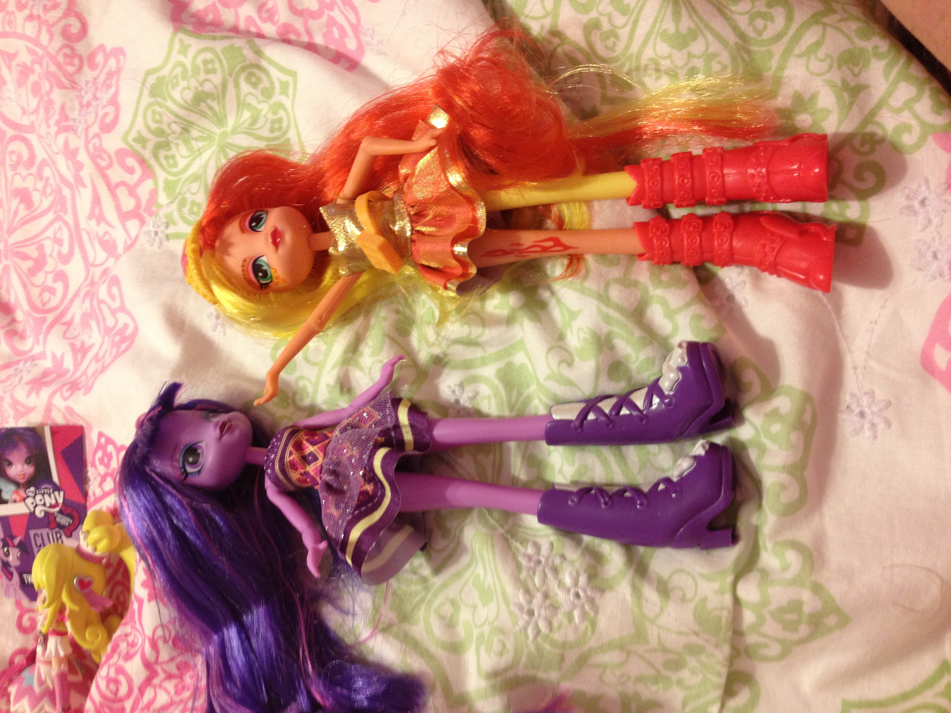 #372174 - safe, sunset shimmer, twilight sparkle, equestria girls, doll ...