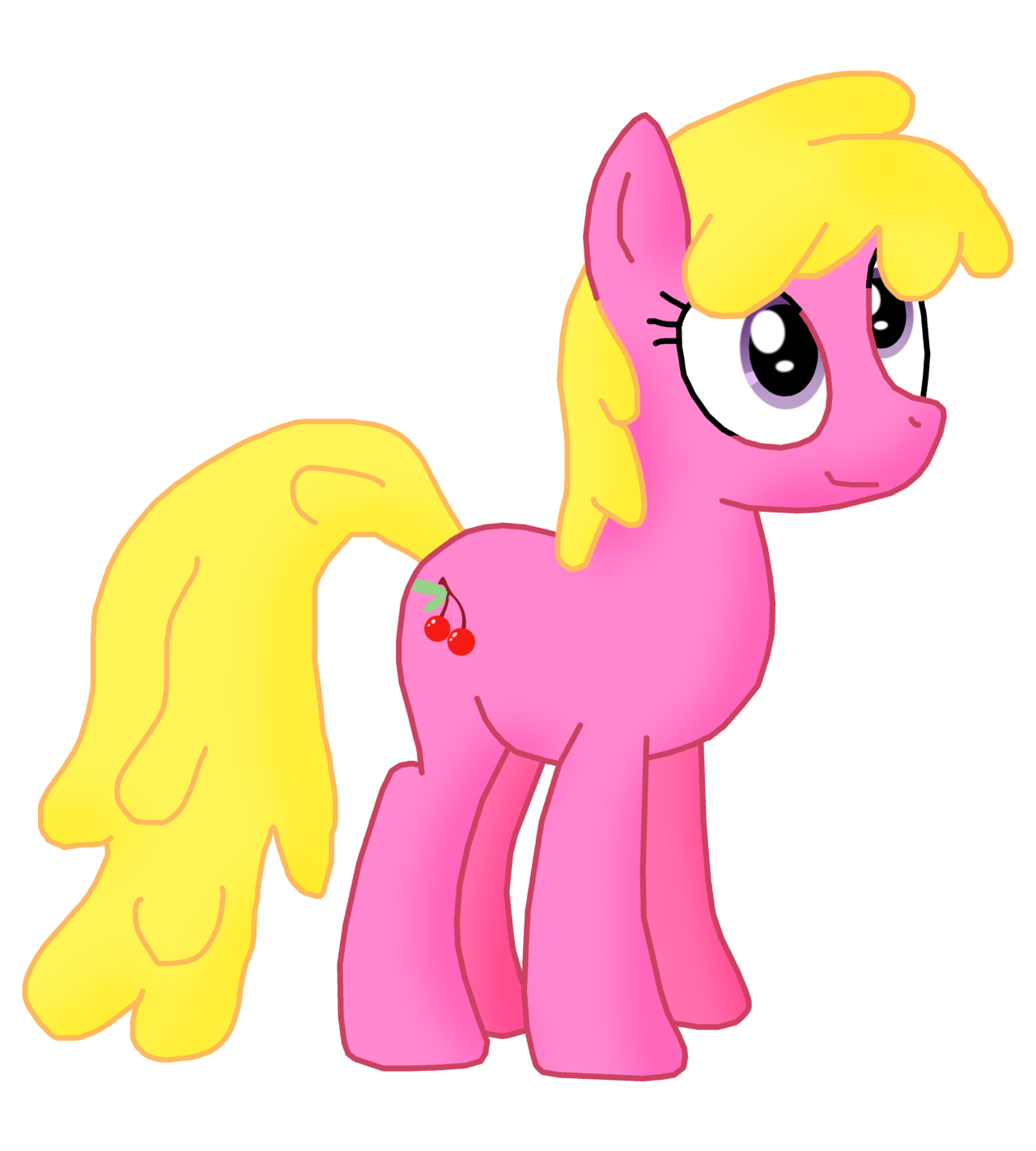 #379617 - safe, artist:ajmstudios, cherry berry, background pony ...