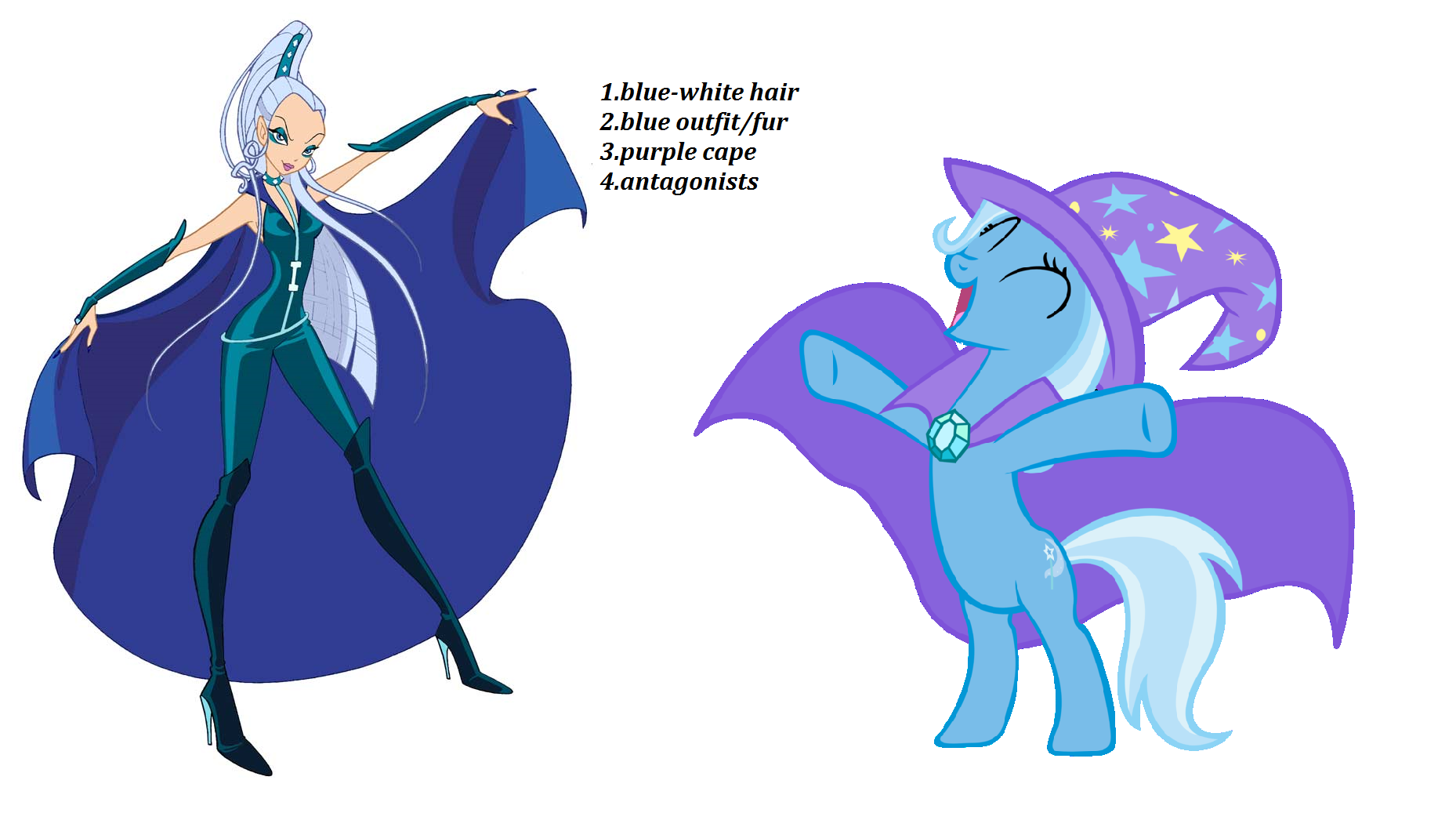 #365505 - safe, trixie, pony, unicorn, g4, comparison, crossover, icy ...