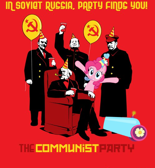 #399027 - safe, pinkie pie, balloon, communism, communist party, hammer ...