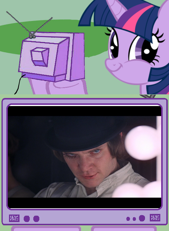 #402554 - safe, twilight sparkle, a clockwork orange, alex delarge ...