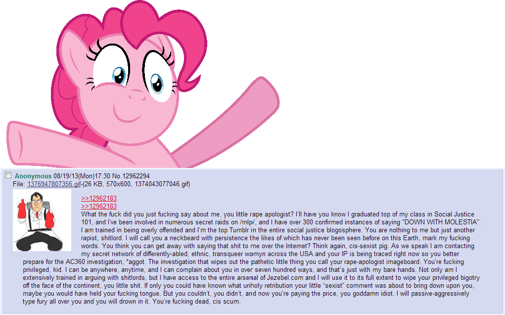 #404821 - semi-grimdark, suggestive, pinkie pie, g4, /mlp/, 4chan ...