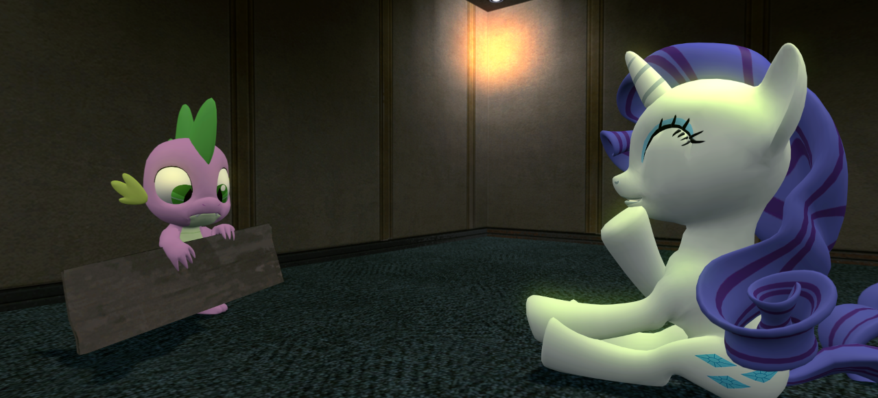 #406306 - suggestive, rarity, spike, 3d, censored, censorplank, female ...