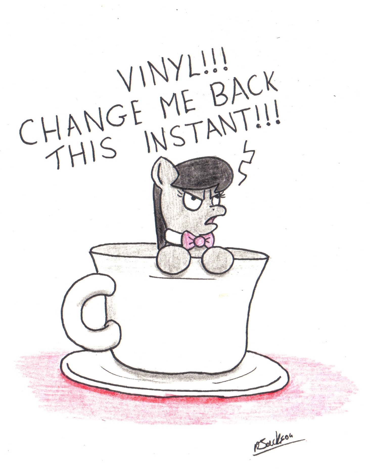 #406334 - safe, artist:bobthedalek, octavia melody, pony, angry, cup ...