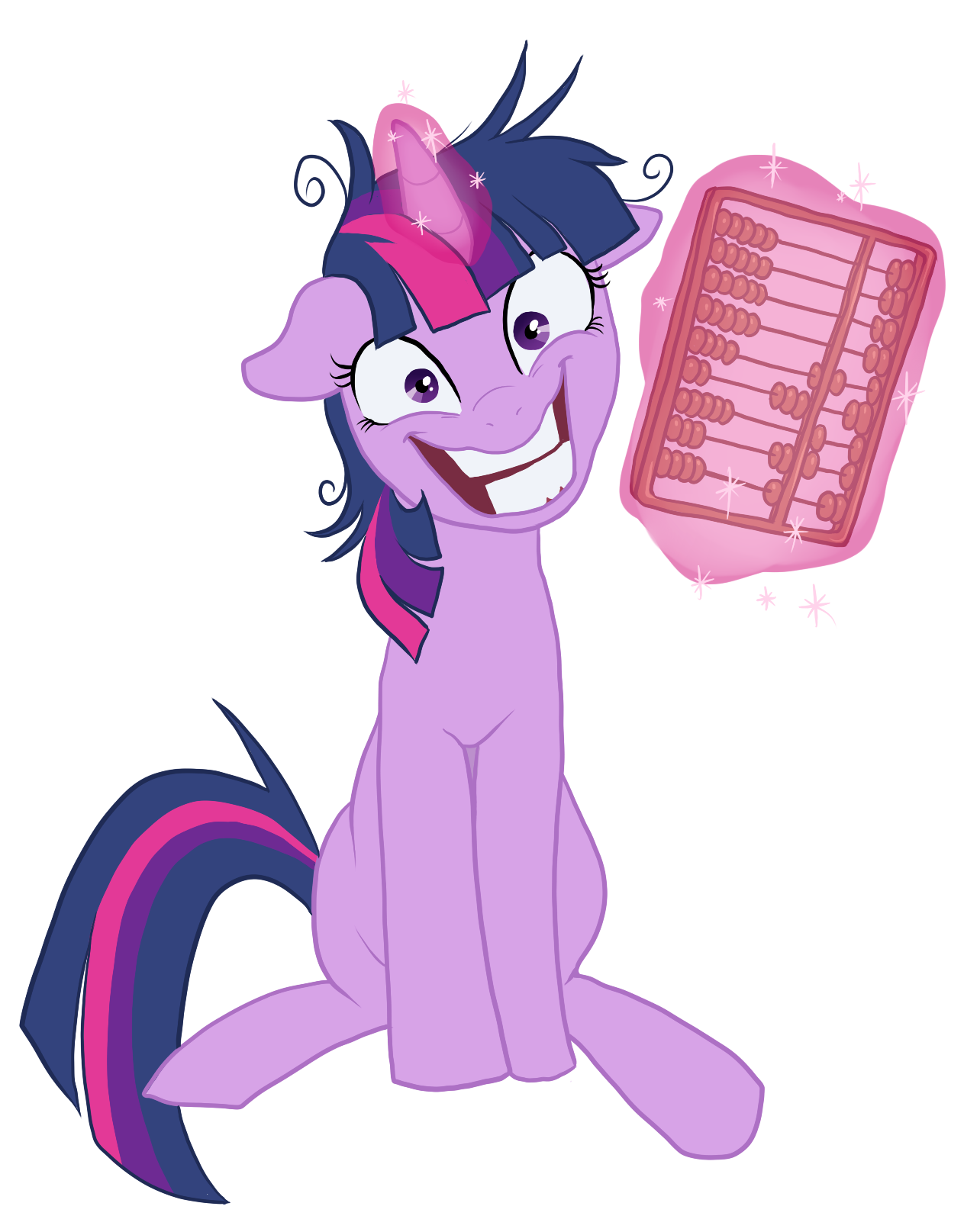 #390050 - safe, artist:pixel-prism, twilight sparkle, abacus, female ...