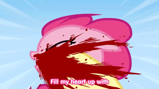 #415094 - grimdark, grotesque, artist:misterdavey, fluttershy, pinkie ...