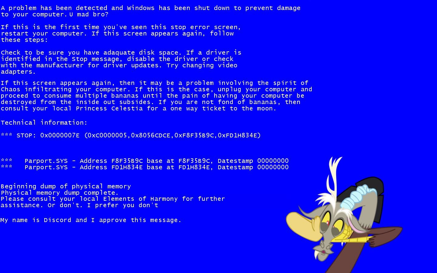 #392990 - safe, discord, g4, blue screen of death, computer, error ...