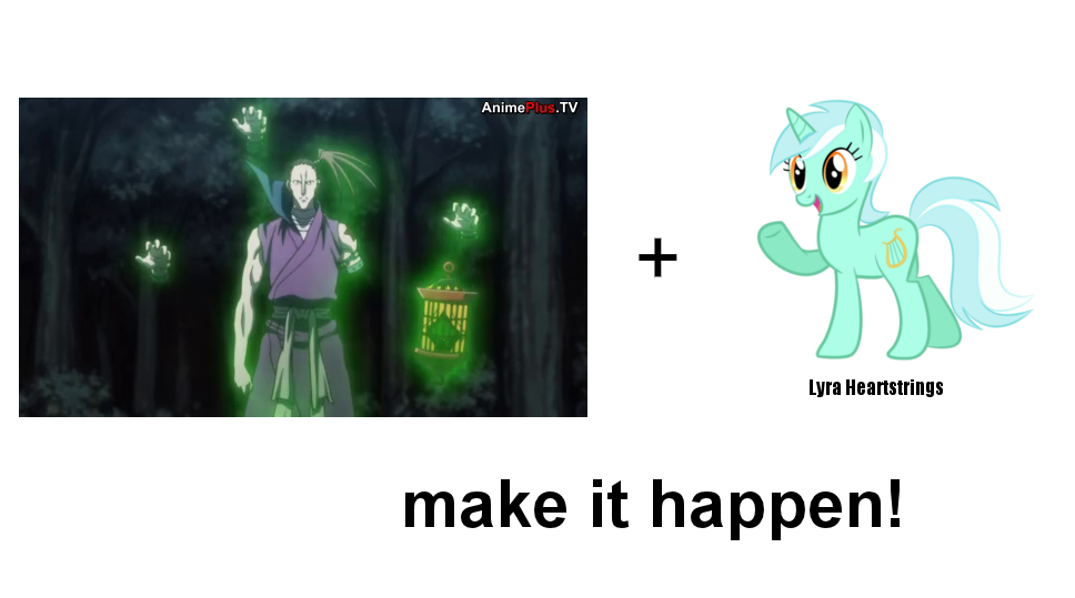 #395874 - safe, lyra heartstrings, exploitable meme, hand, hunter x ...