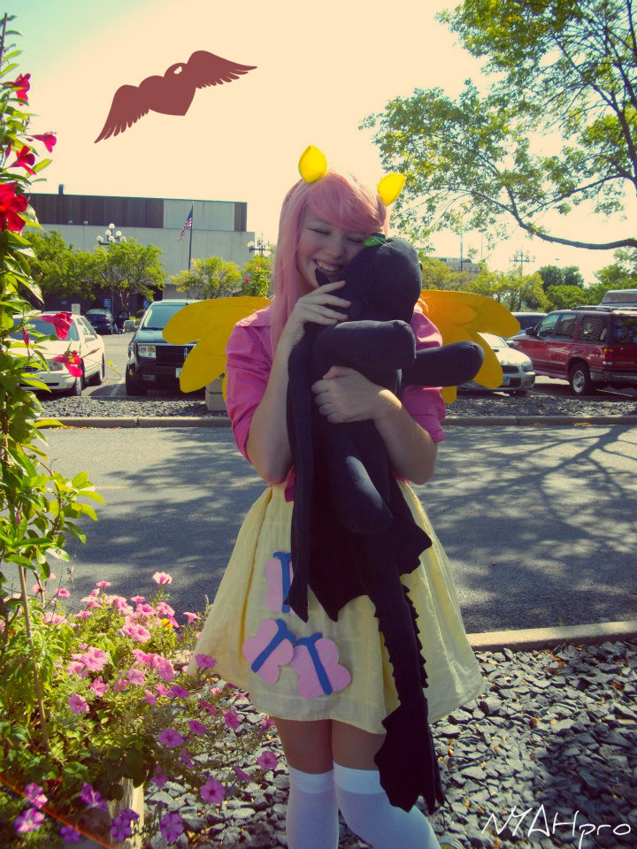 #425742 - safe, artist:starinkyness, fluttershy, human, cosplay ...