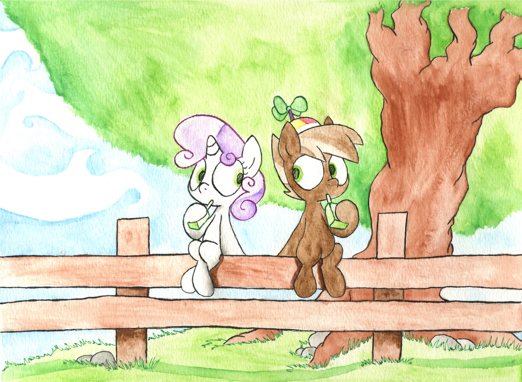 #428567 - safe, artist:talonsofwater, button mash, sweetie belle ...
