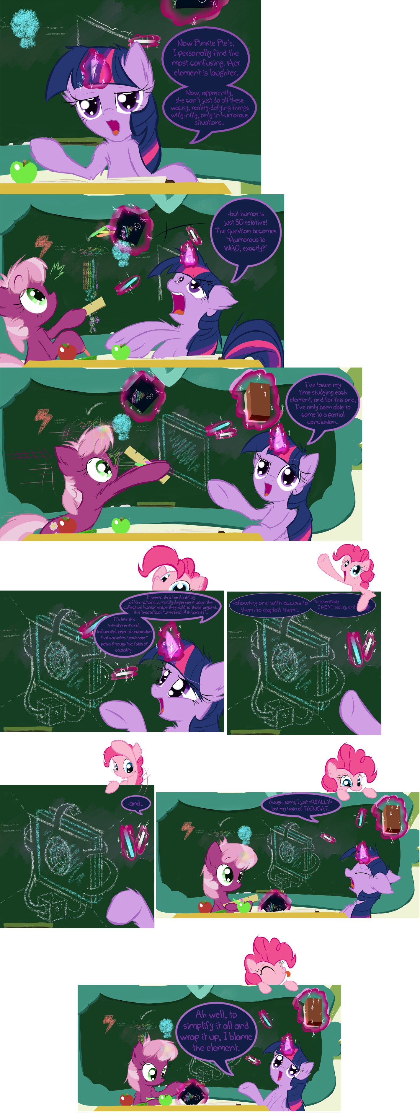 #428926 - safe, artist:frist44, cheerilee, pinkie pie, twilight sparkle ...