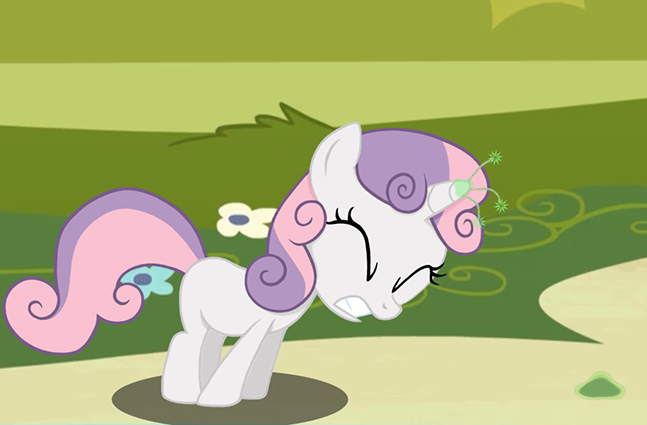 #418645 - safe, artist:lifesharbinger, sweetie belle, eyes closed ...