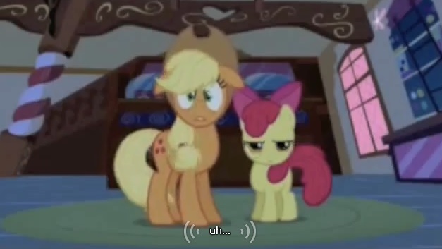 #422448 - safe, screencap, apple bloom, applejack, bridle gossip, meme ...