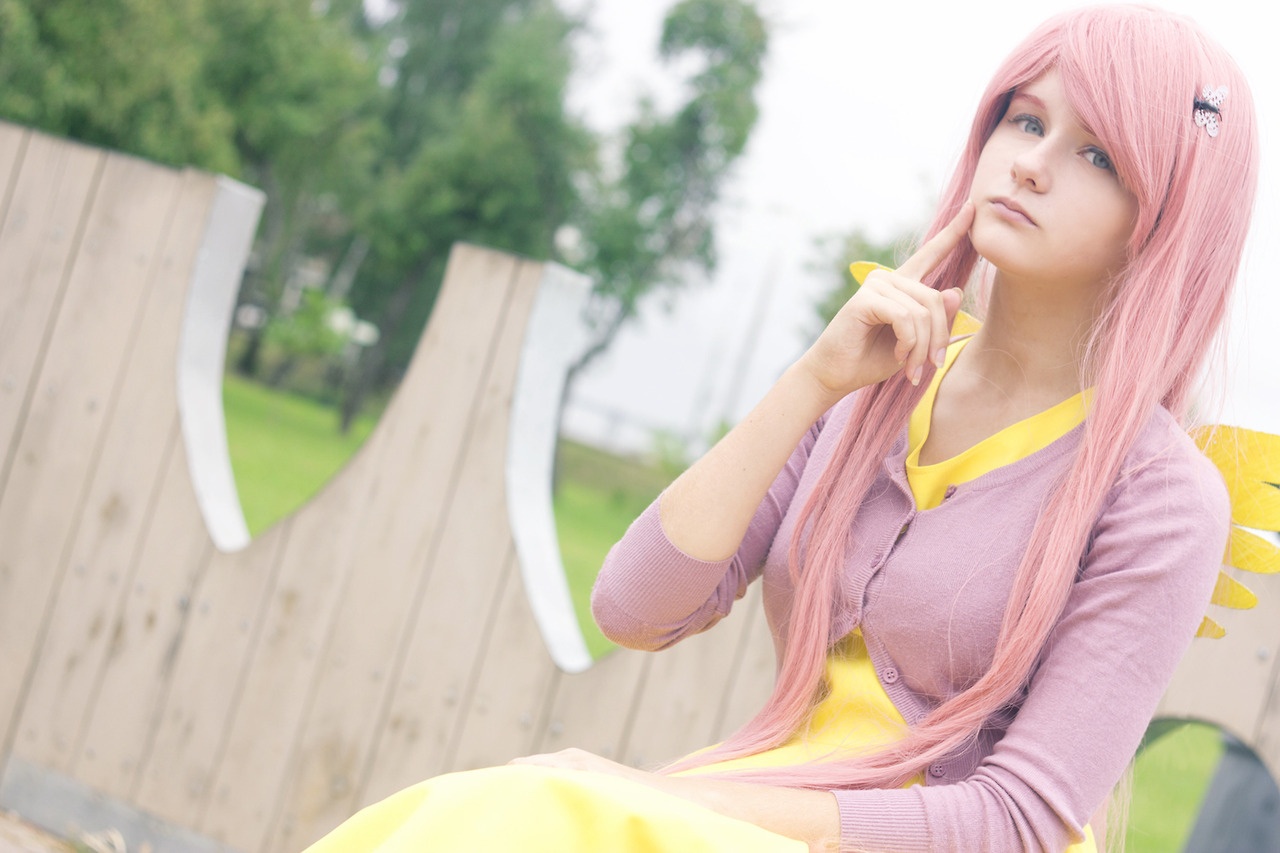 #423267 - safe, artist:flaky, fluttershy, human, cosplay, irl, irl ...