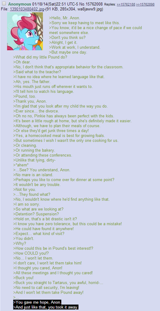 #528862 - safe, cup cake, /mlp/, 4chan, 4chan screencap, anon in ...