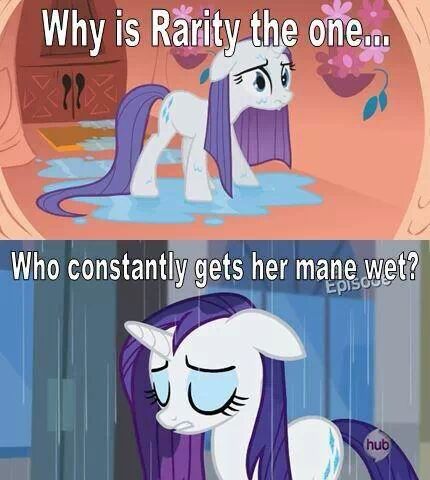 #531134 - safe, rarity, meme, wet, wet mane, wet mane rarity - Derpibooru