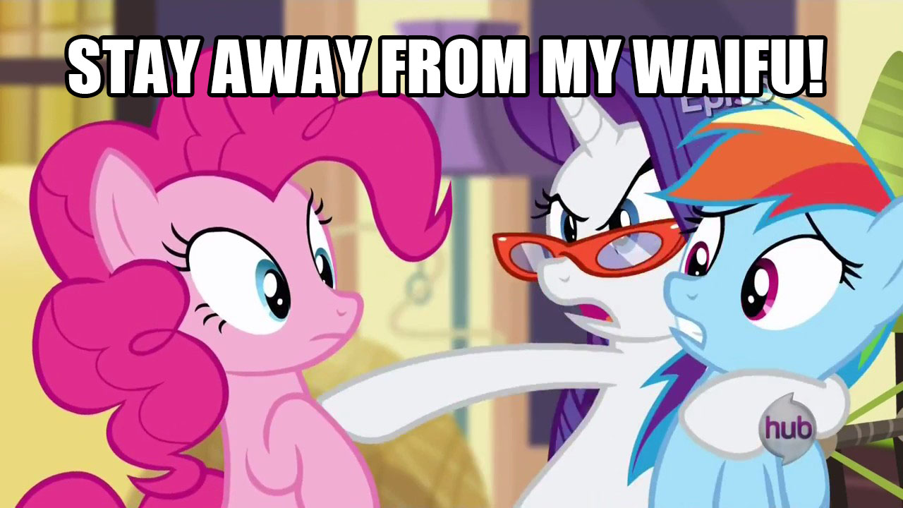 #516163 - safe, pinkie pie, rainbow dash, rarity, g4, rarity takes ...