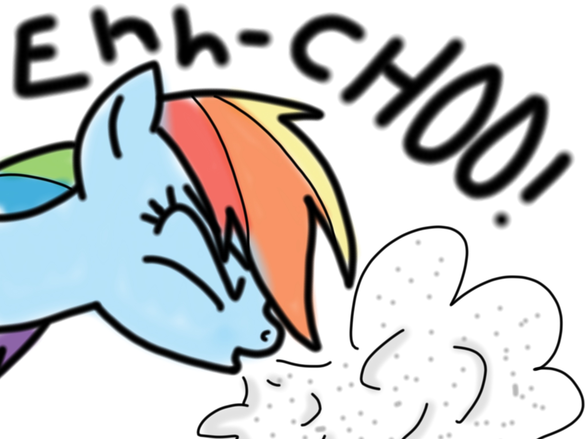 #742598 - artist needed, safe, rainbow dash, female, sneezing, sneezing ...