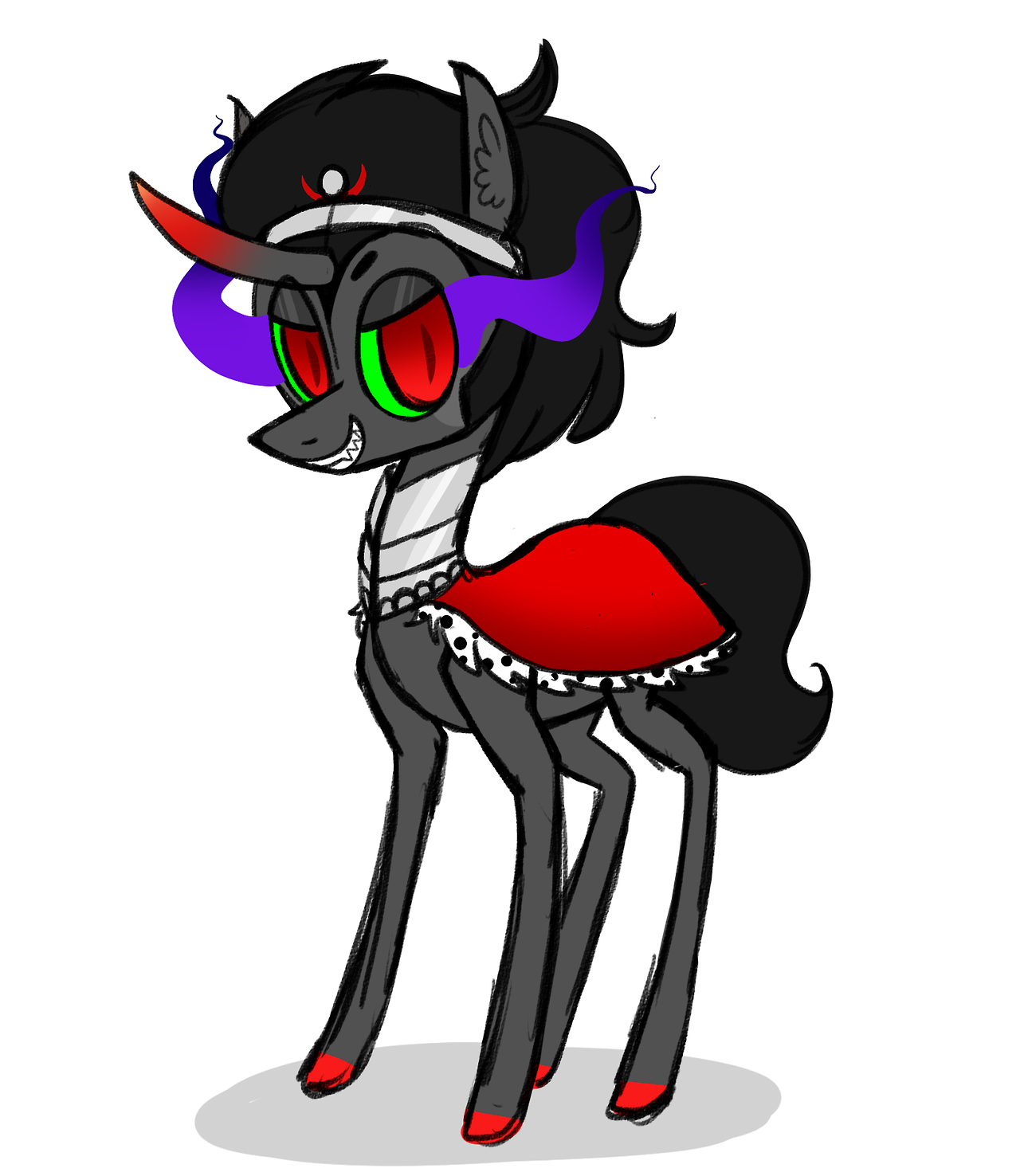 #743847 - safe, artist:jellybeanbullet, king sombra, pony, umbrum, g4 ...