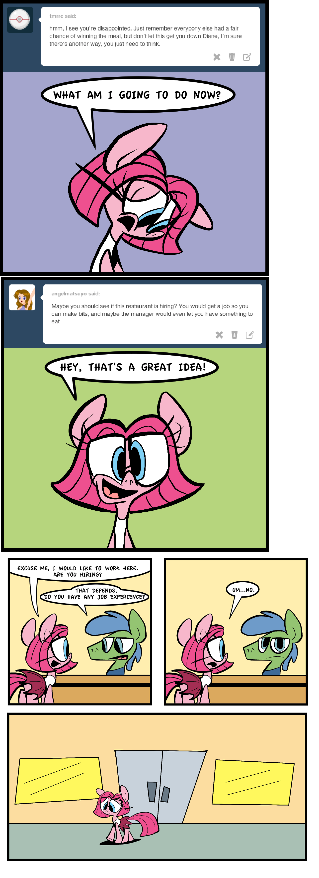 #745564 - safe, artist:joeywaggoner, pinkie pie, the clone that got ...