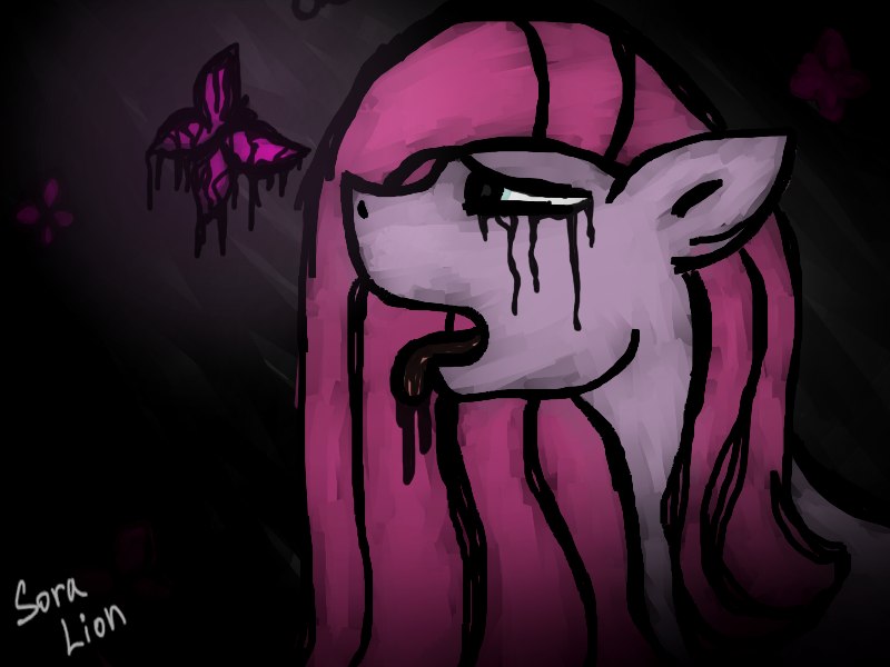 #751140 - grimdark, artist:pinkamenascratch, pinkie pie, pony ...