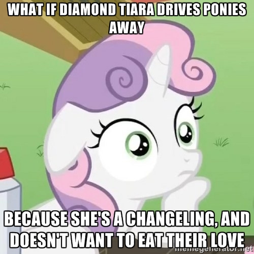 #751986 - safe, diamond tiara, sweetie belle, changeling, g4 ...