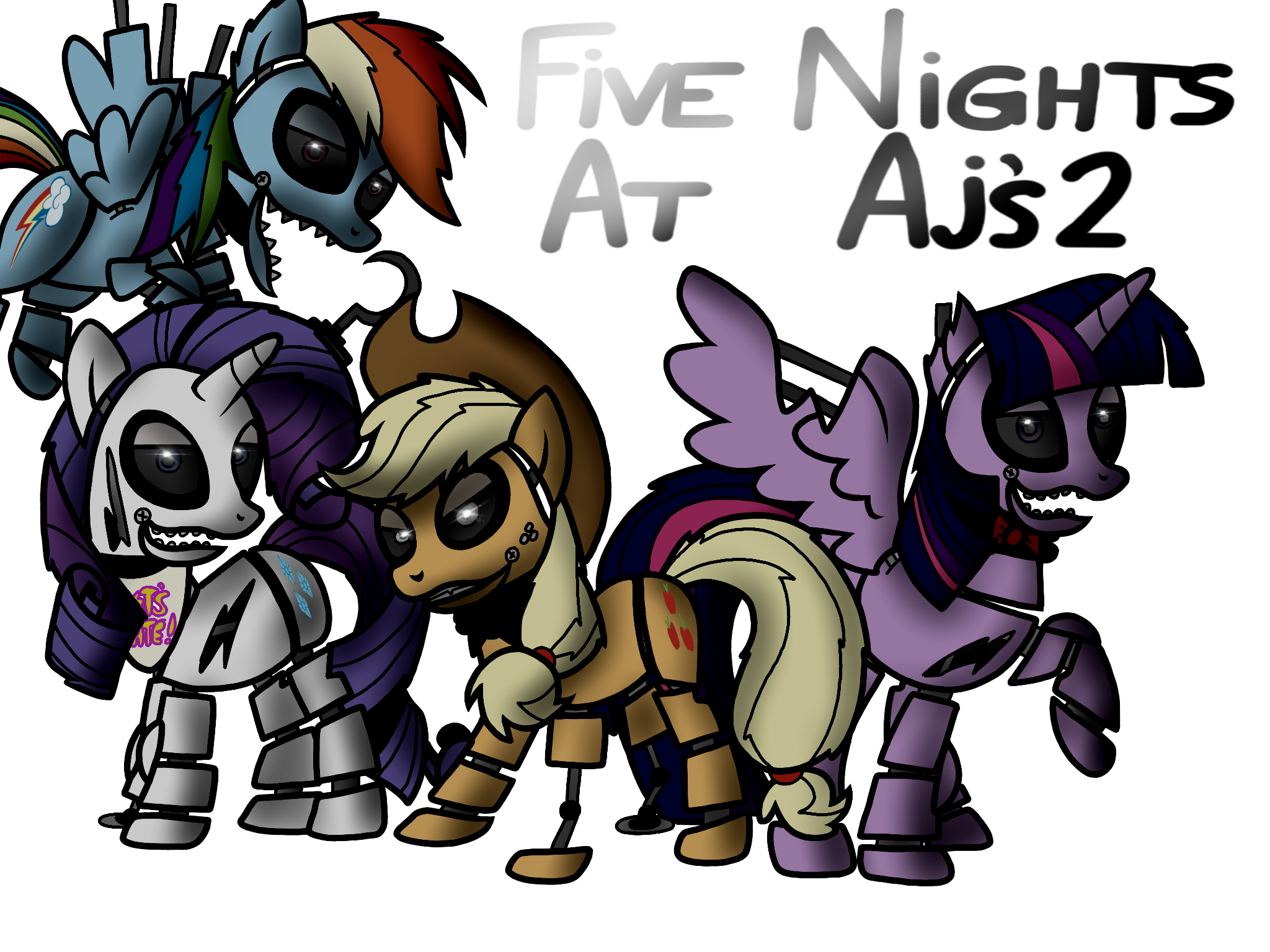 #752022 - safe, applejack, rainbow dash, rarity, twilight sparkle ...