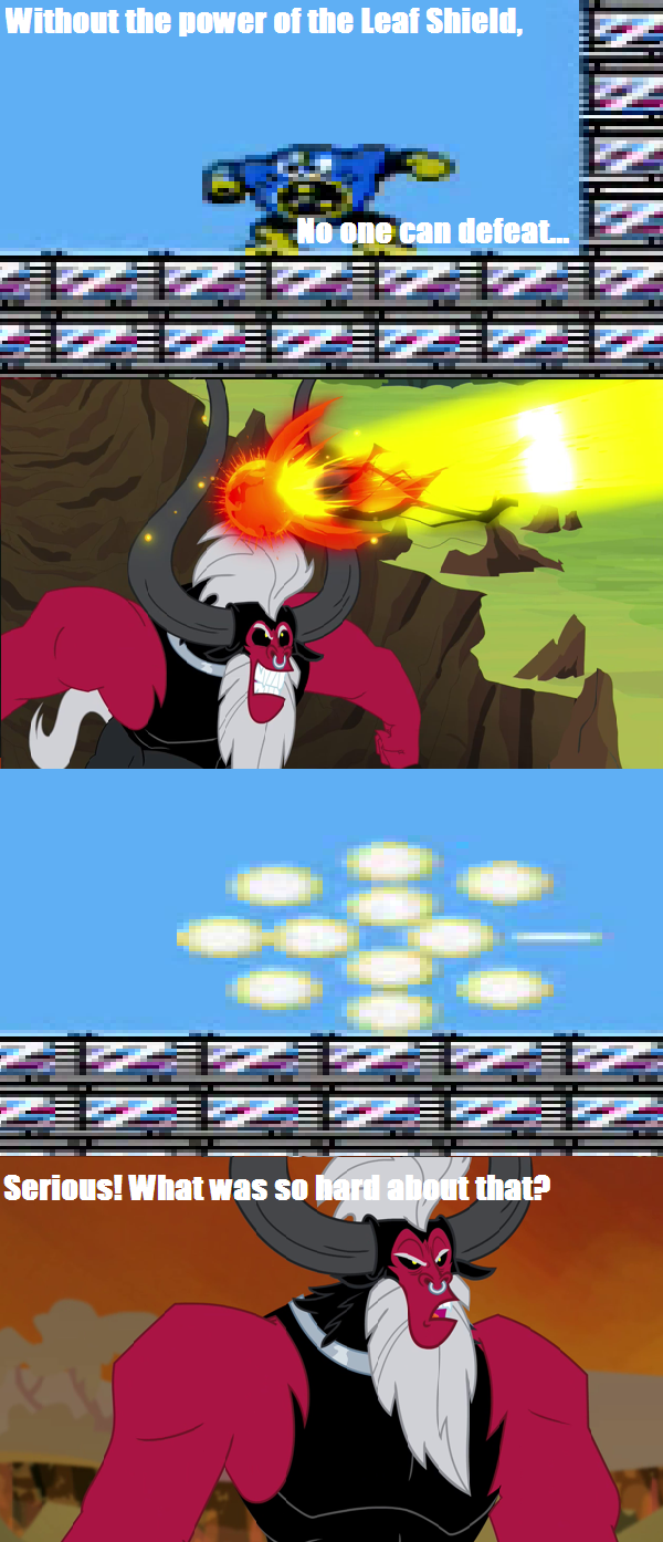 #735977 - safe, lord tirek, everyone steals tirek's meme, mega man (series), meme - Derpibooru