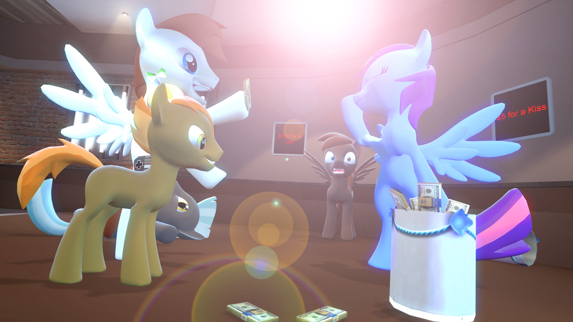 #774615 - questionable, artist:darkie4646, button mash, thunderlane, oc ...