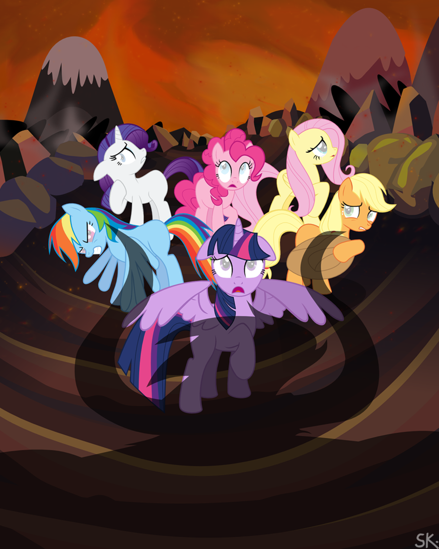 #783476 - dead source, safe, artist:dsana, applejack, fluttershy, lord ...