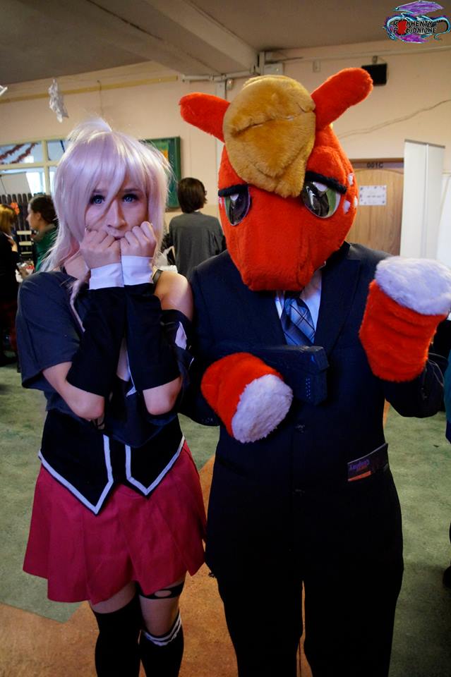 #790469 - safe, big macintosh, human, anthro, g4, cosplay, fursuit, irl, irl human, photo ...