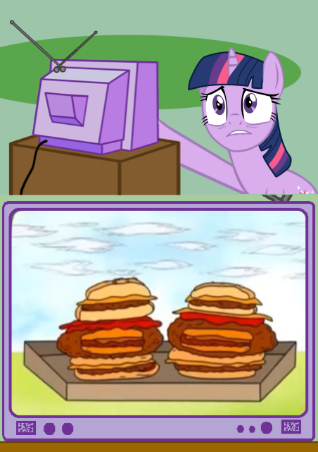 #560751 - safe, twilight sparkle, burger, cheeseburger, exploitable ...