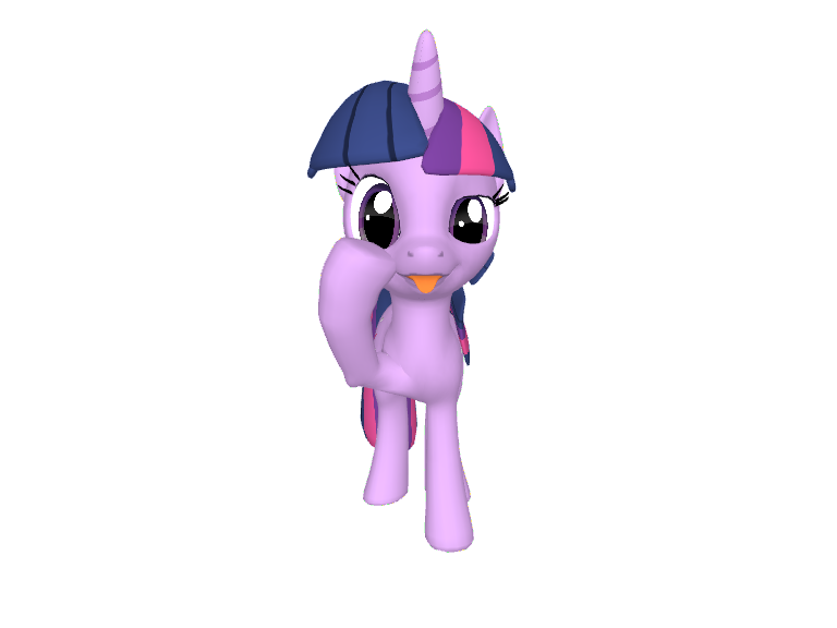 #574382 - safe, twilight sparkle, pony, ponylumen, g4, 3d, 3d model, 3d ...