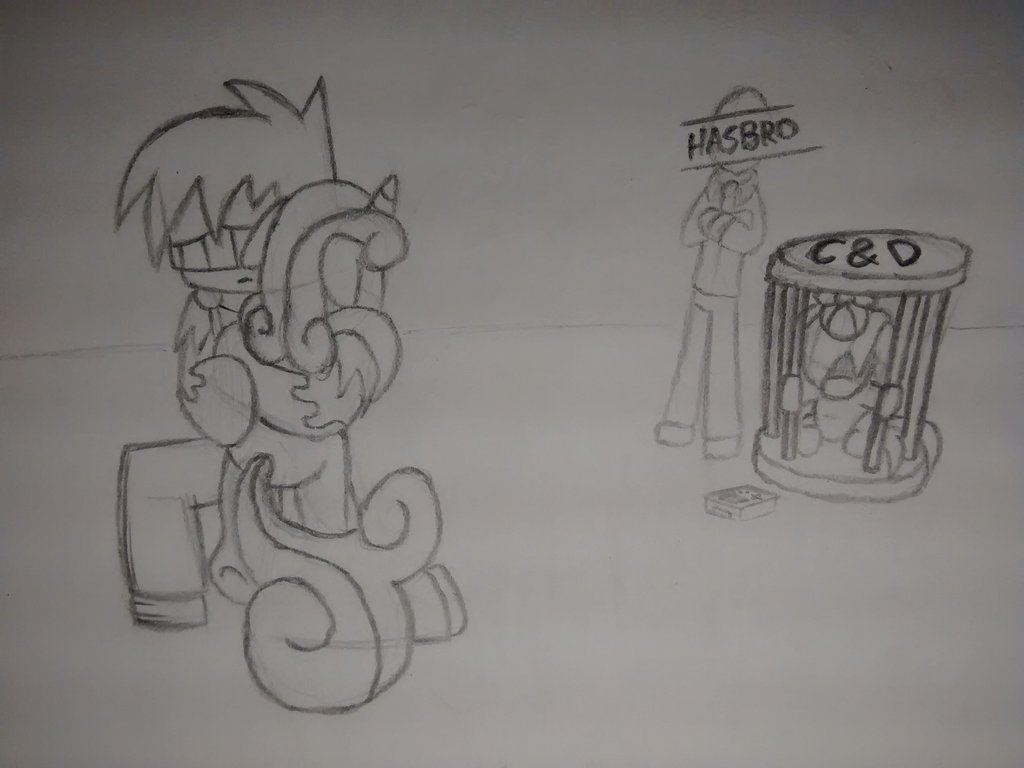 #585377 - semi-grimdark, artist:myahster, button mash, sweetie belle ...