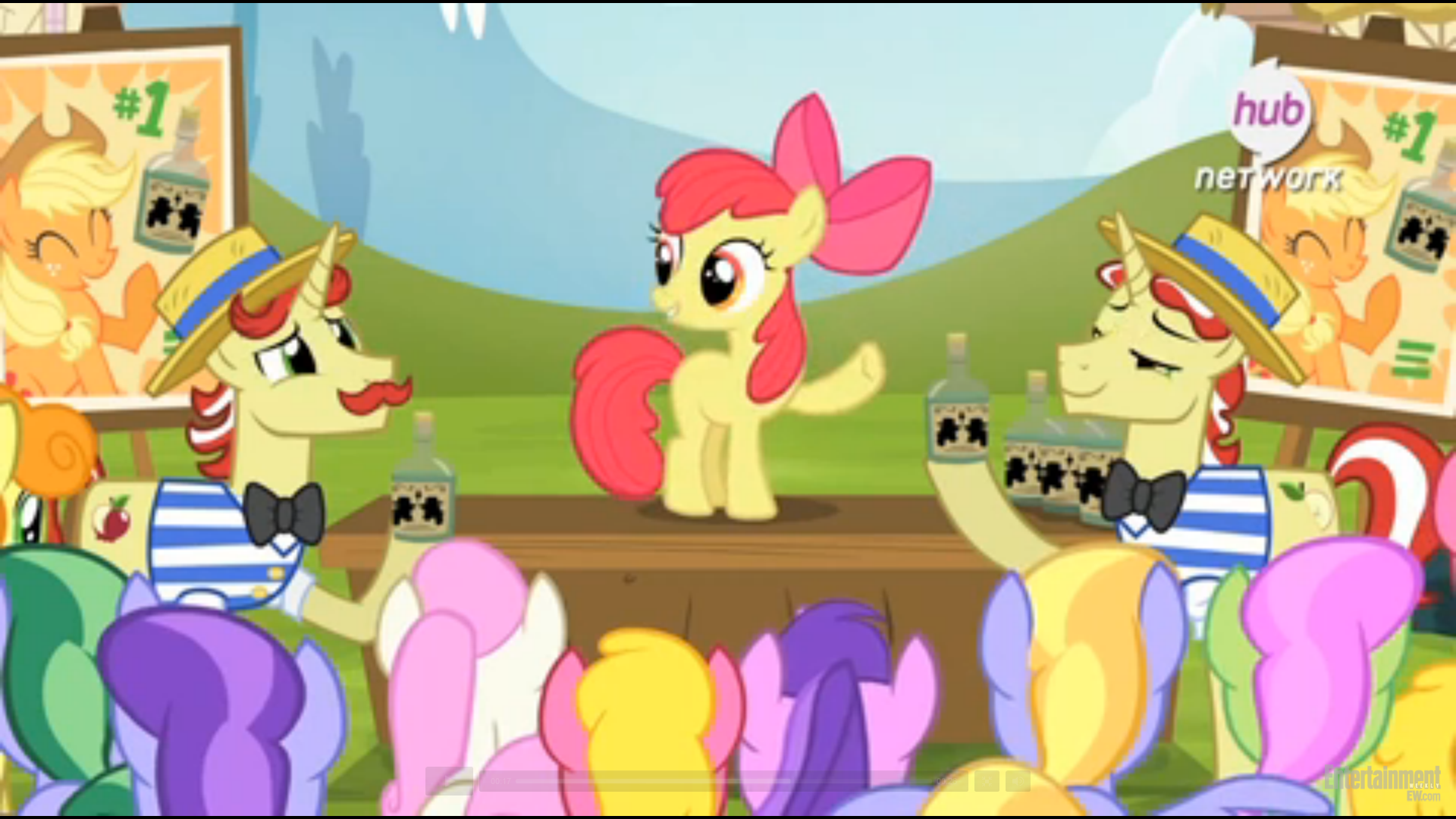 #587234 - safe, screencap, amethyst star, apple bloom, applejack ...