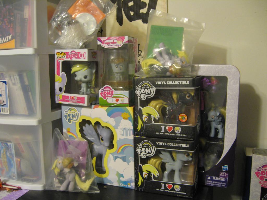 #569807 - safe, derpy hooves, pegasus, pony, collection, comic con ...