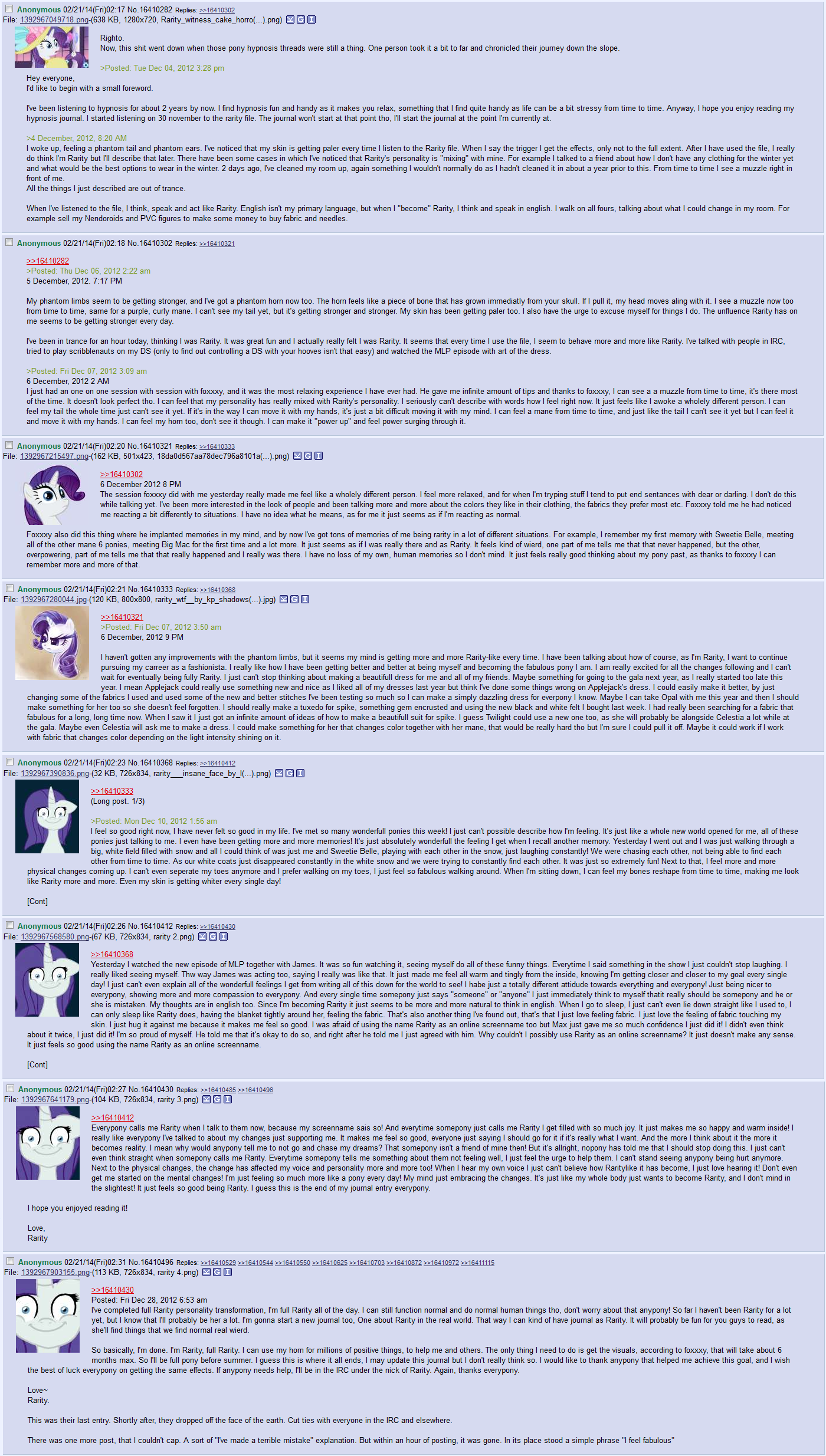 #597585 - semi-grimdark, rarity, /mlp/, 4chan, 4chan screencap ...