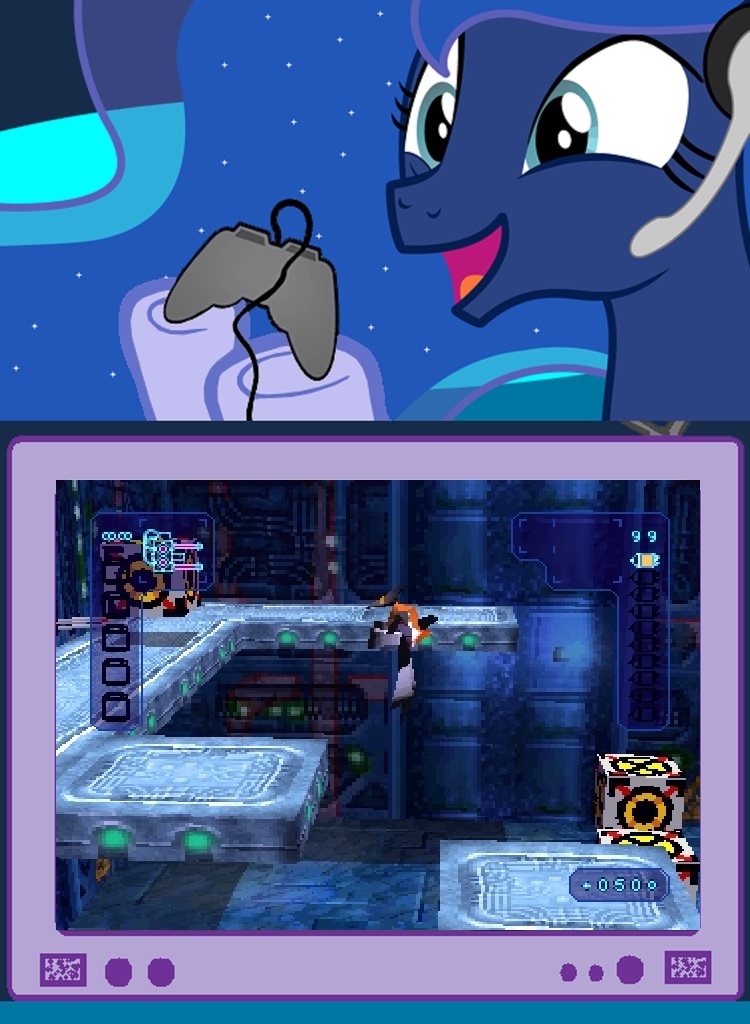 #604235 - safe, princess luna, gamer luna, exploitable meme, meme ...