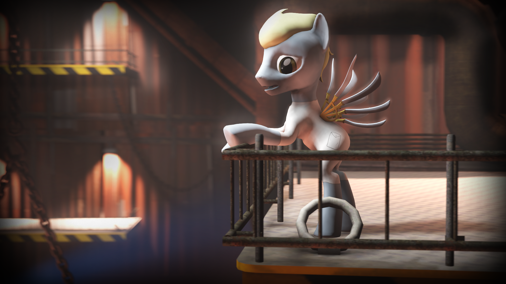 #607115 - safe, artist:srick91, oc, oc only, oc:h8-seed, 3d, gmod, sad ...