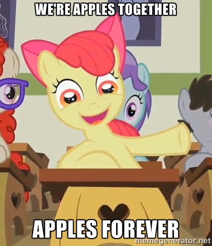 #615663 - safe, apple bloom, apples to the core, creepy, image macro ...