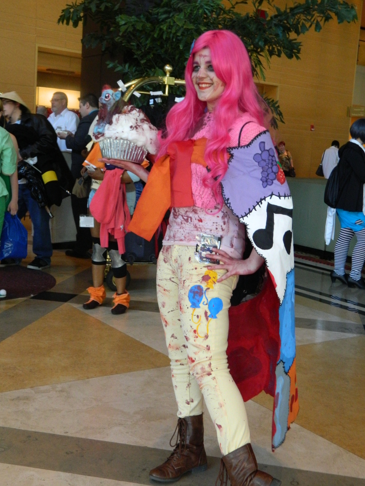 #616197 - safe, pinkie pie, human, fanfic:cupcakes, g4, cosplay, cutie ...