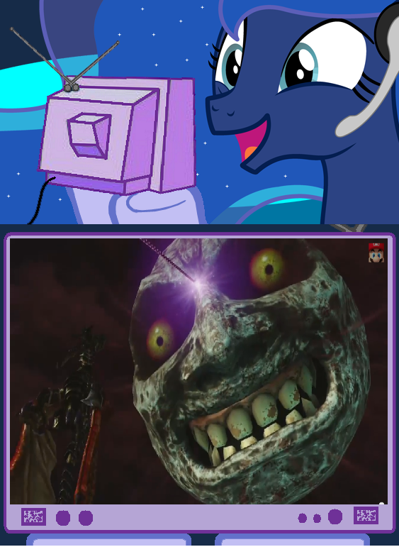 #650231 - safe, princess luna, gamer luna, g4, exploitable meme, hyrule ...