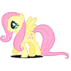 #658012 - safe, fluttershy, g4, animated, female, solo, sprite, walk cycle, walking - Derpibooru