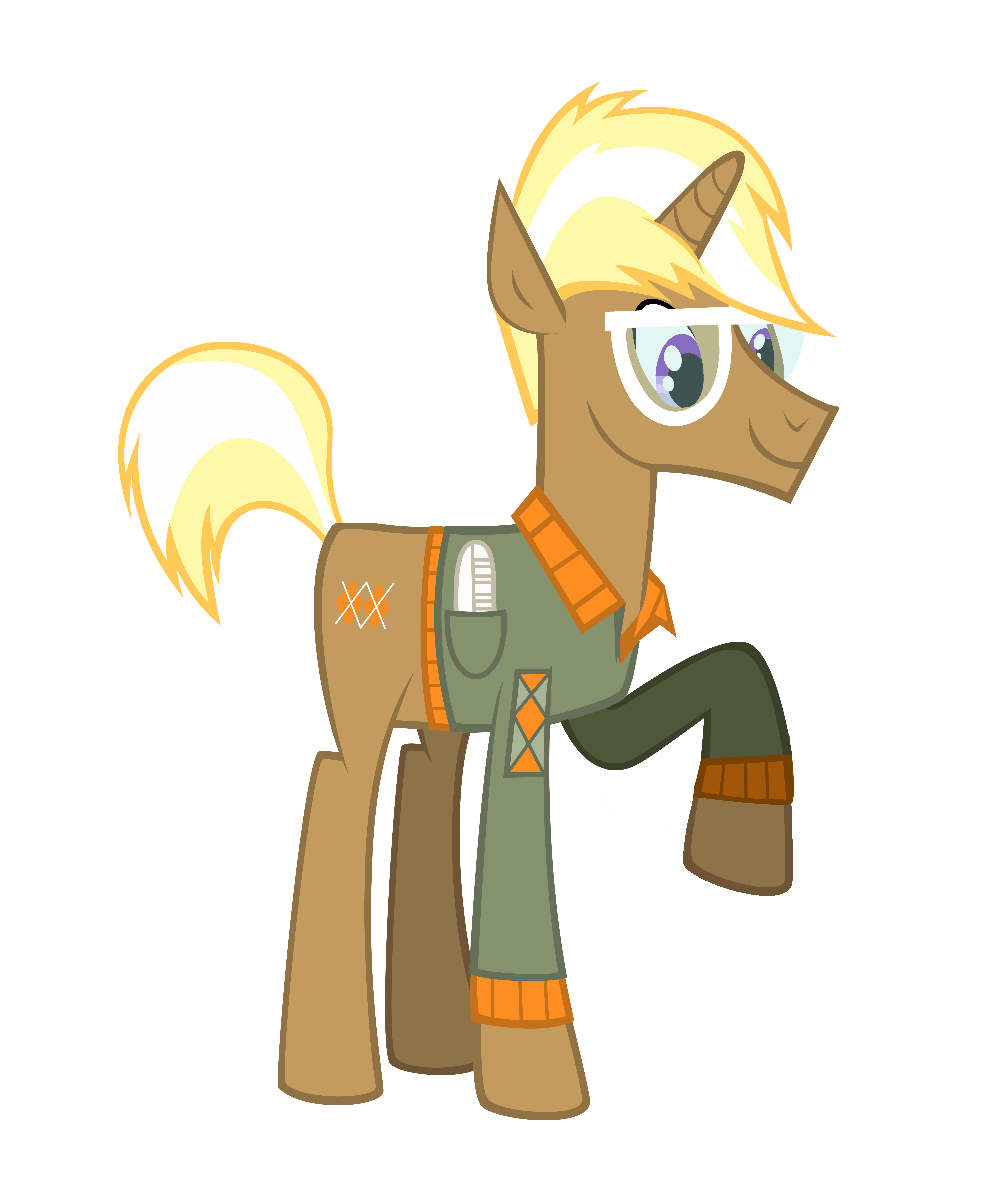 #661023 - safe, artist:lightningslashy, trenderhoof, pony, unicorn, g4 ...