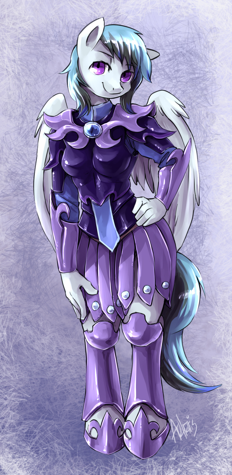 #646345 - safe, artist:audrarius, oc, oc only, oc:sentoki, pegasus, anthro, unguligrade anthro ...