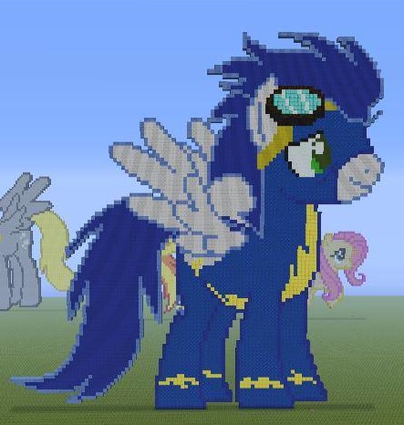 #684017 - safe, soarin', minecraft, minecraft pixel art, pixel art ...