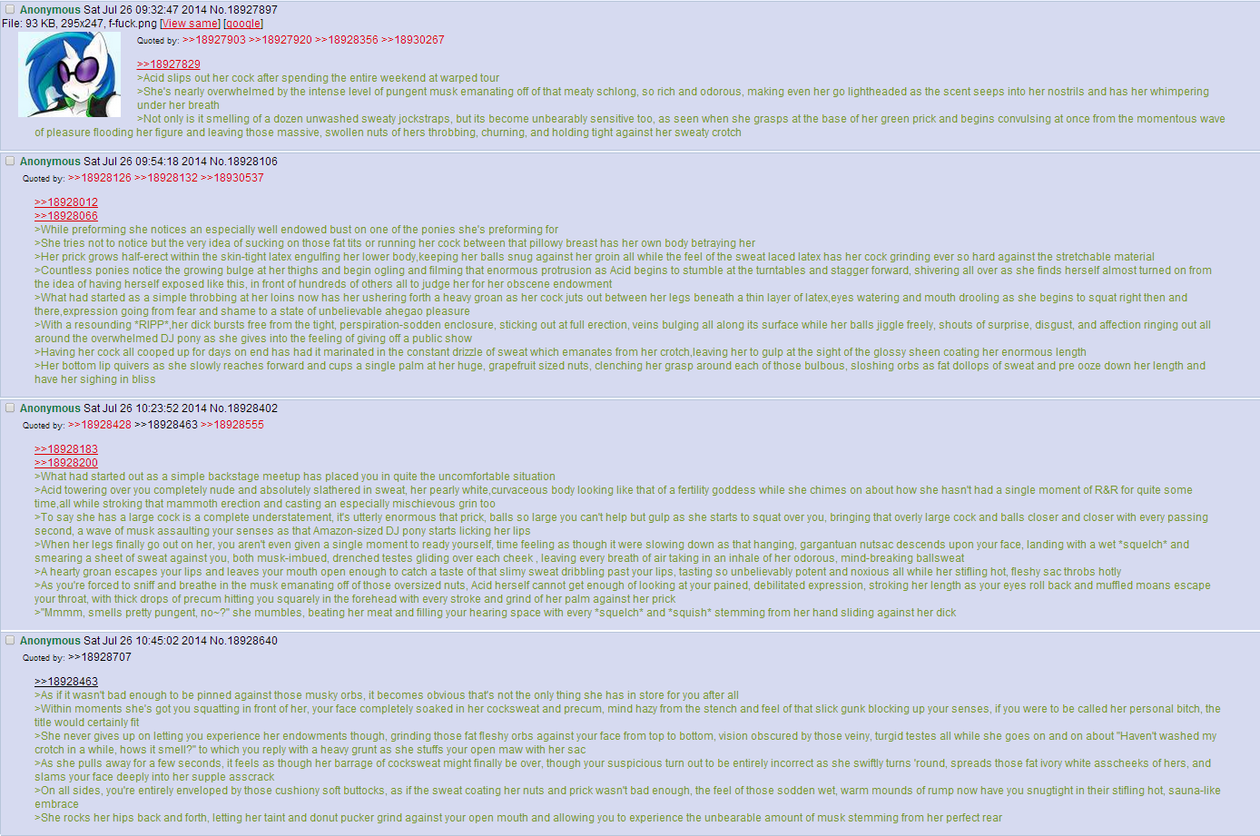 #684316 - explicit, oc, oc only, oc:dj acid, /mlp/, 4chan, 4chan ...